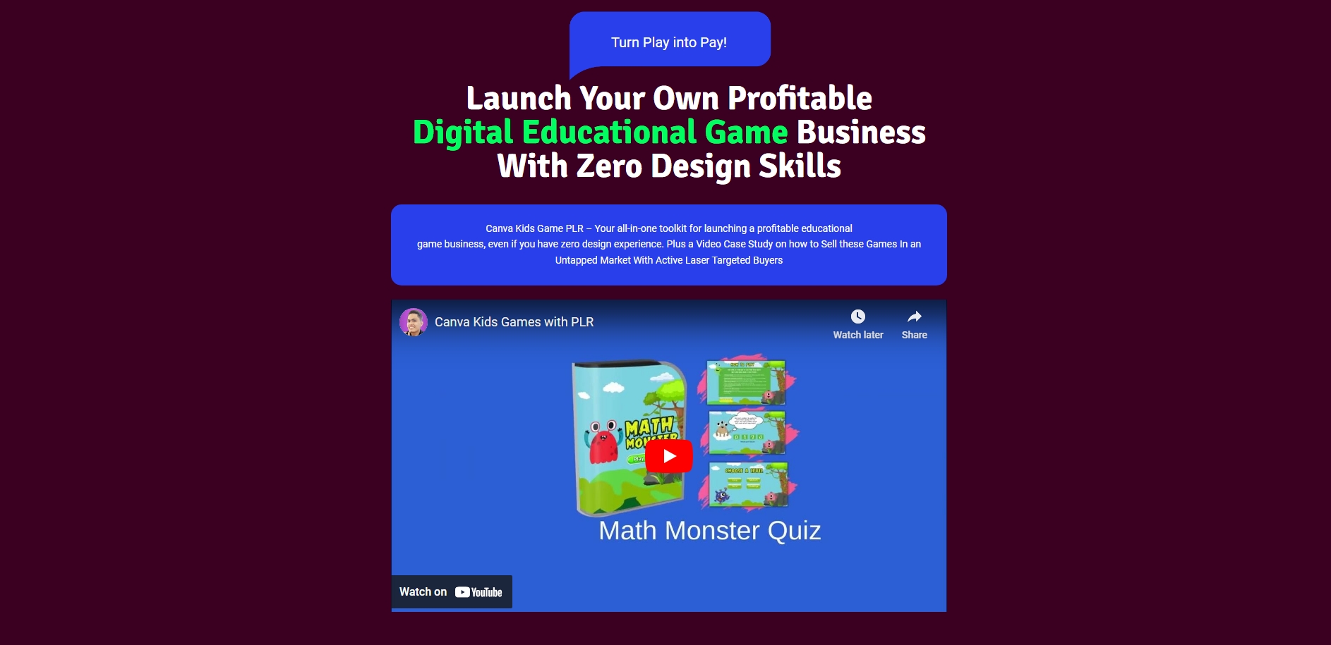 KIDS GAMES CANVA PRO